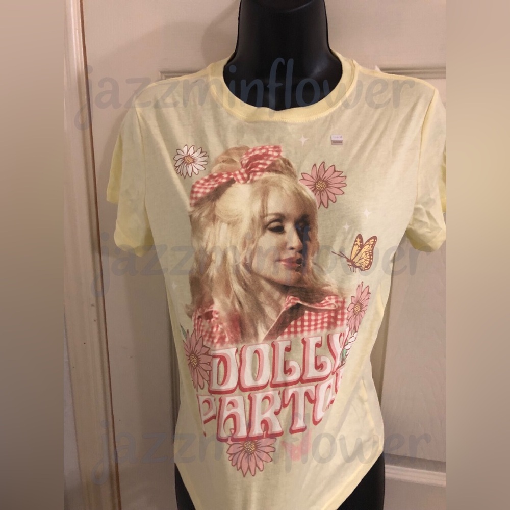 Dolly Parton Legendary Country Music Icon Yellow Tshi… - Gem